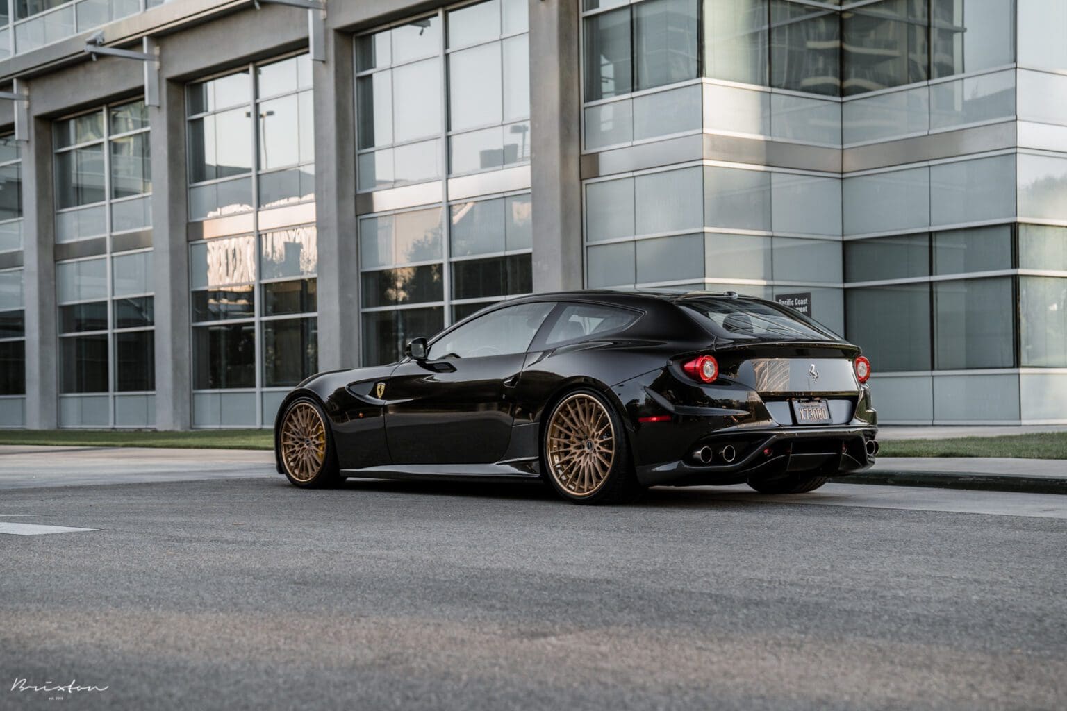 Black Ferrari FF Wheels - Brixton Forged HS1 - Brixton Forged™