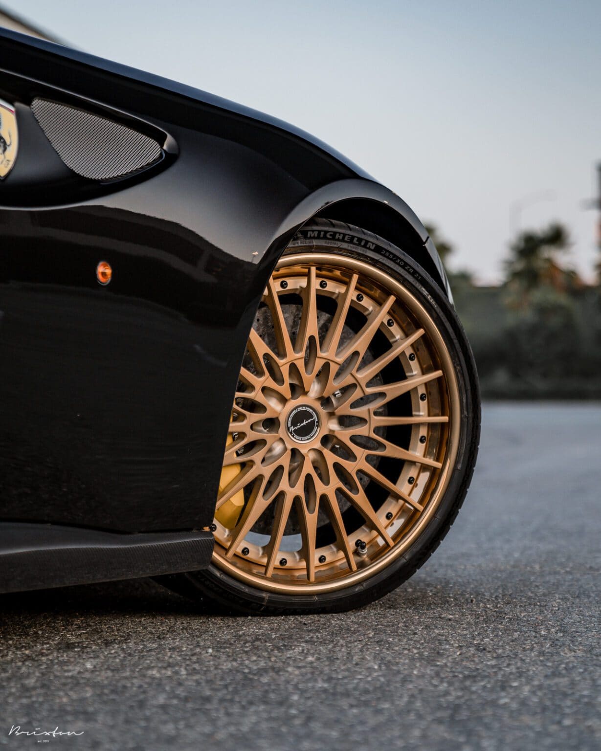 Black Ferrari FF Wheels - Brixton Forged HS1 - Brixton Forged™