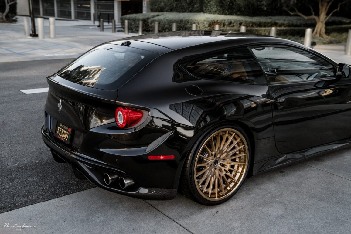 Black Ferrari FF Wheels - Brixton Forged HS1 - Brixton Forged™