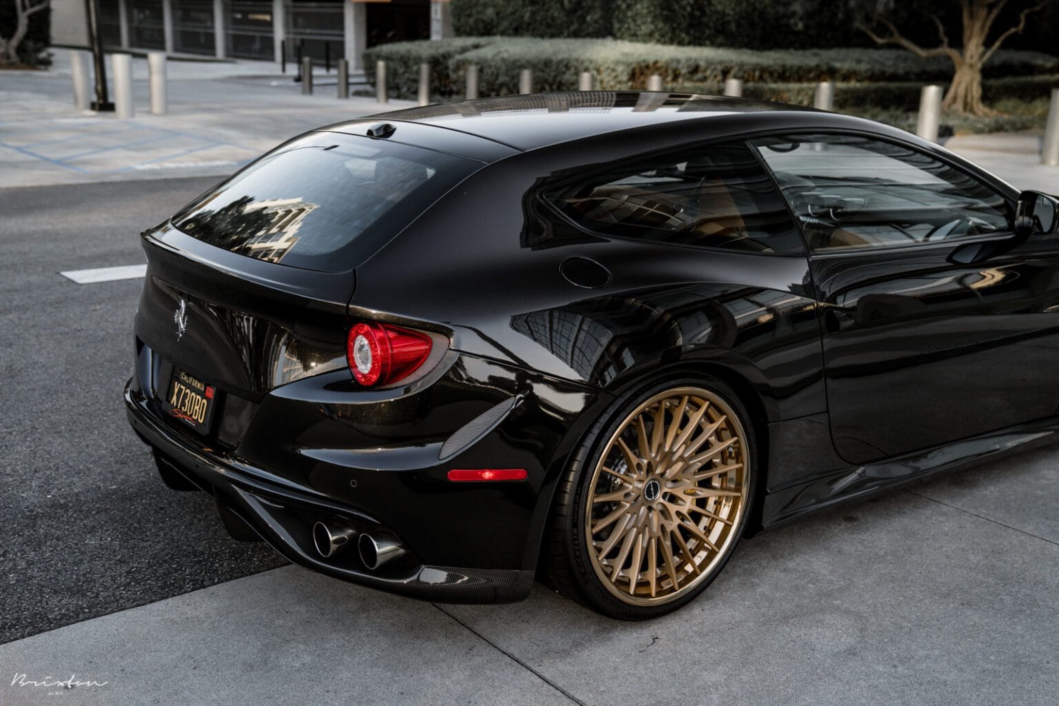 Black Ferrari FF Wheels - Brixton Forged HS1 - Brixton Forged™