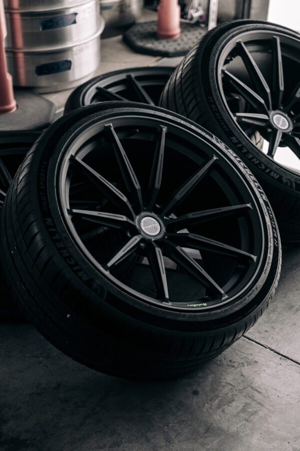 Black Forged Wheels (Firecracker Black Fine Texture) - Brixton Forged™
