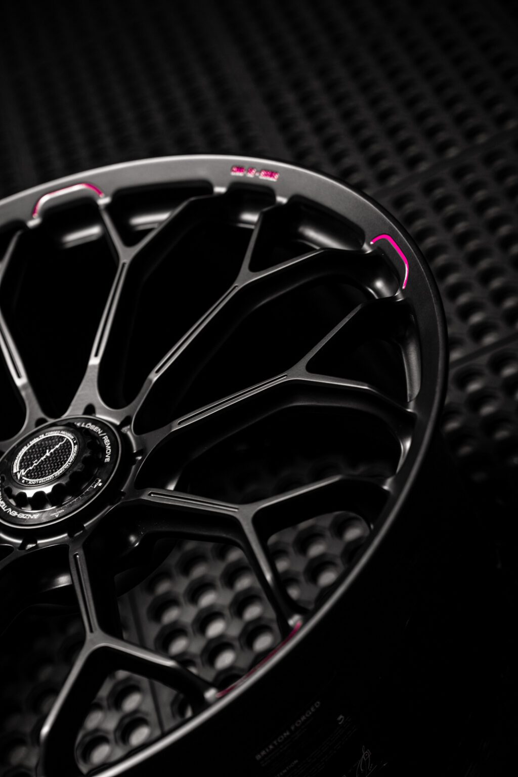 Satin Black Forged Wheels (Firecracker Black Satin Clear) - Brixton Forged™