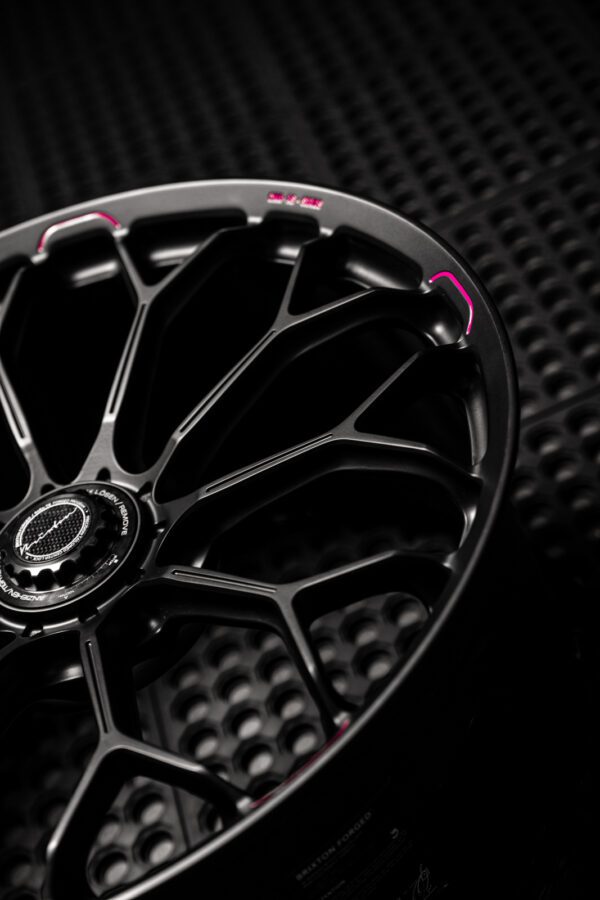 Satin Black Forged Wheels (Firecracker Black Satin Clear) - Brixton Forged™