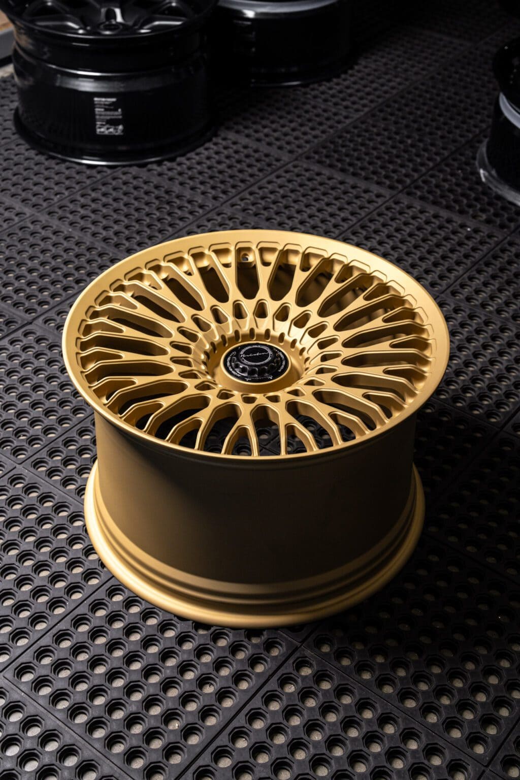 Gold Forged Wheels (Trofeo Gold Satin Clear) - Brixton Forged™