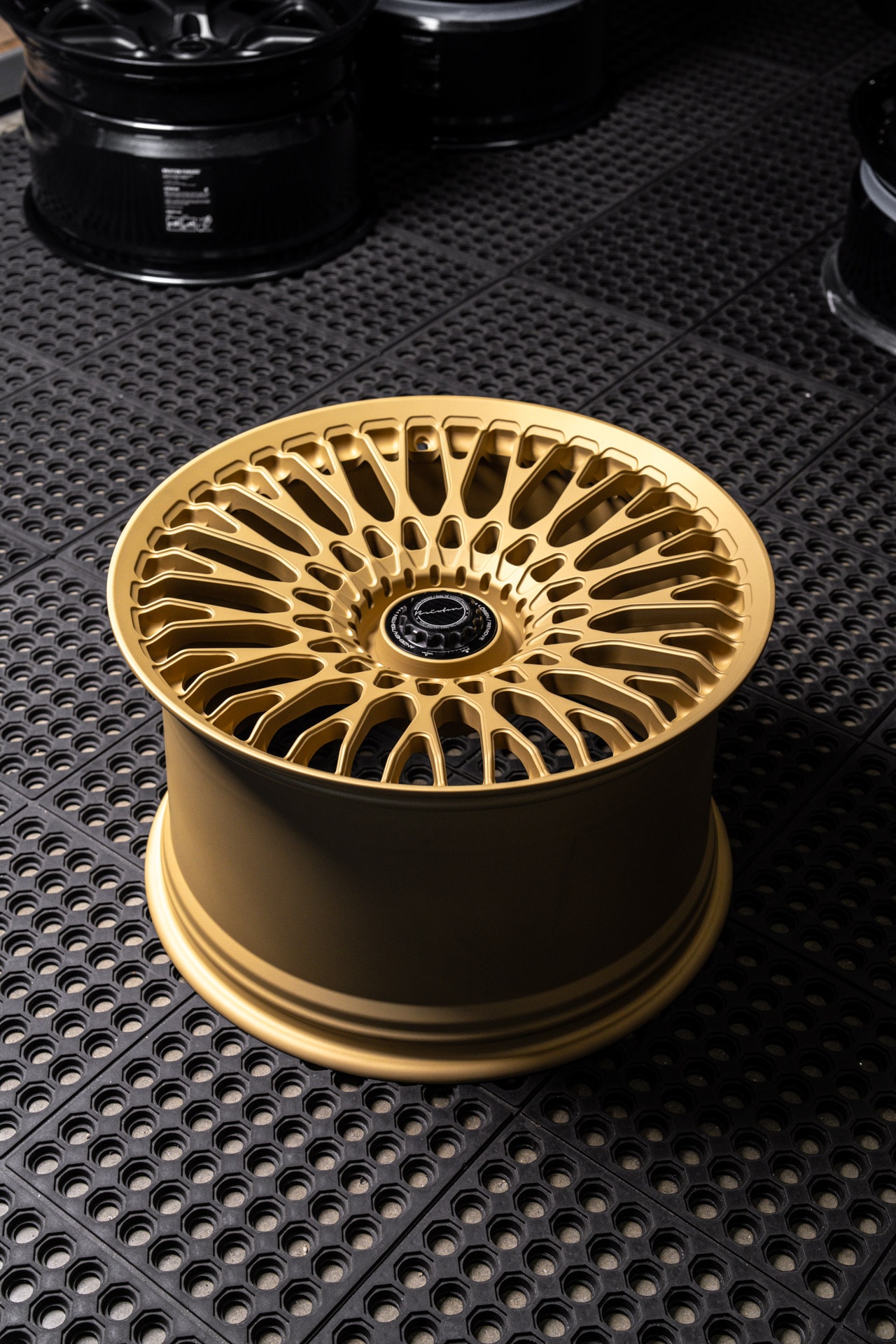 Gold Forged Wheels (Trofeo Gold Satin Clear) - Brixton Forged™