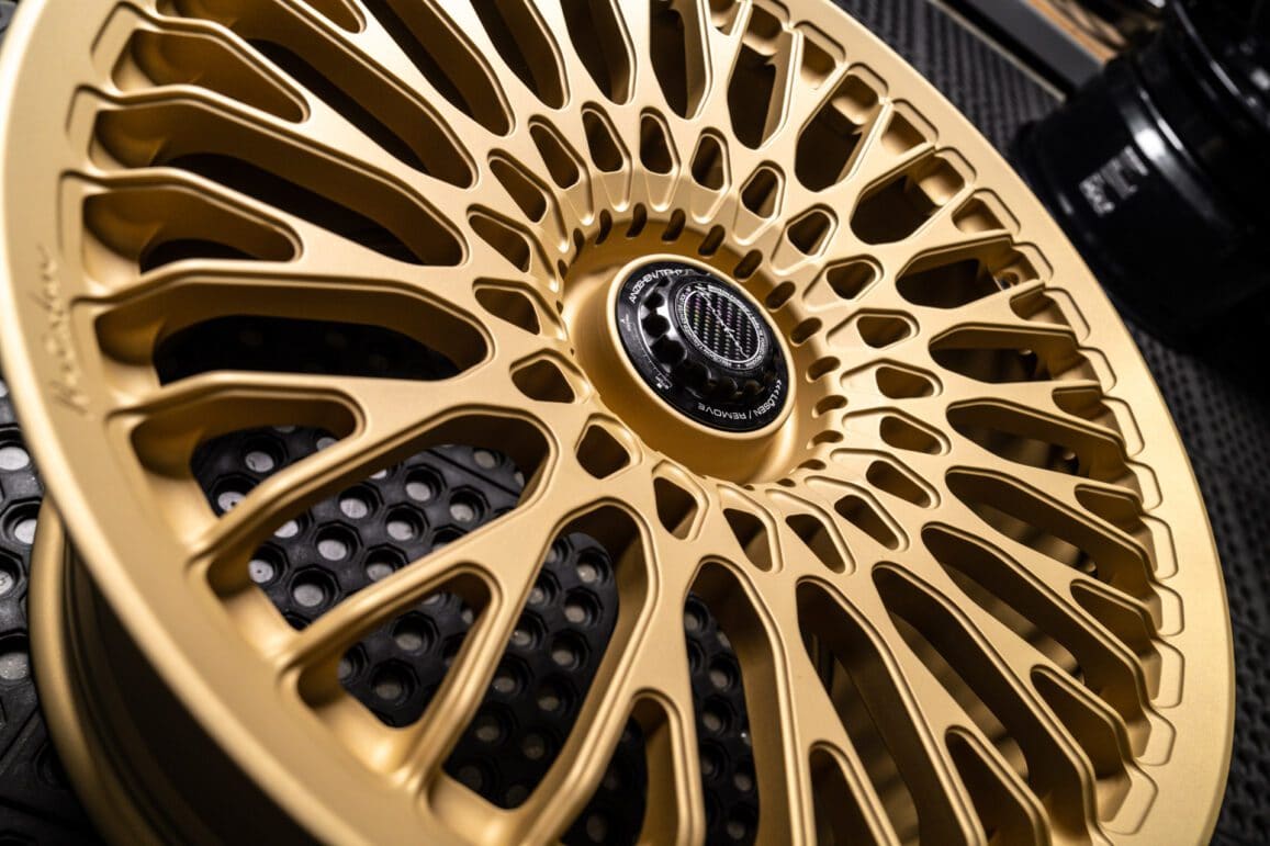 Gold Forged Wheels (Trofeo Gold Satin Clear) - Brixton Forged™
