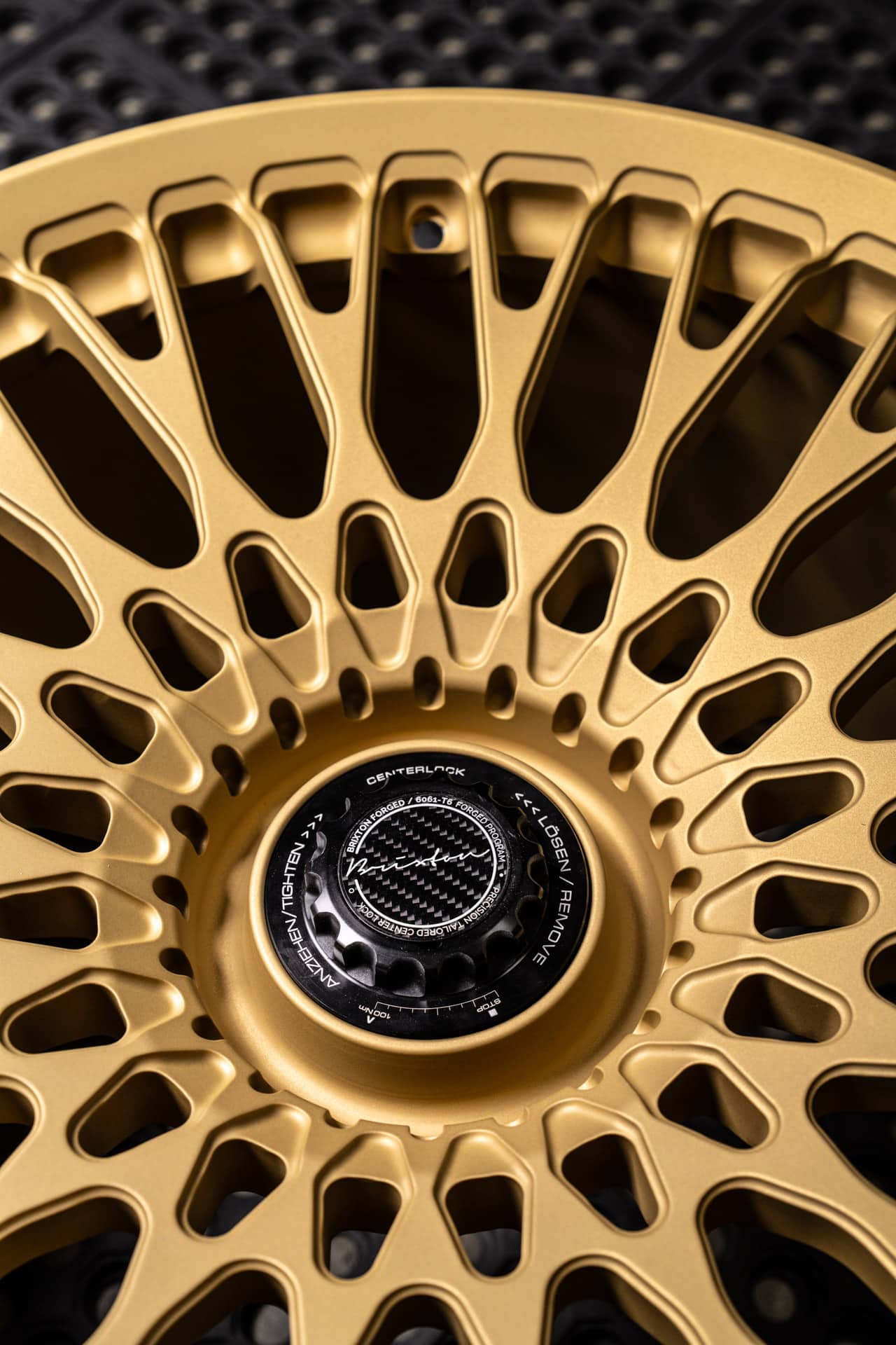Gold Forged Wheels (Trofeo Gold Satin Clear) - Brixton Forged™