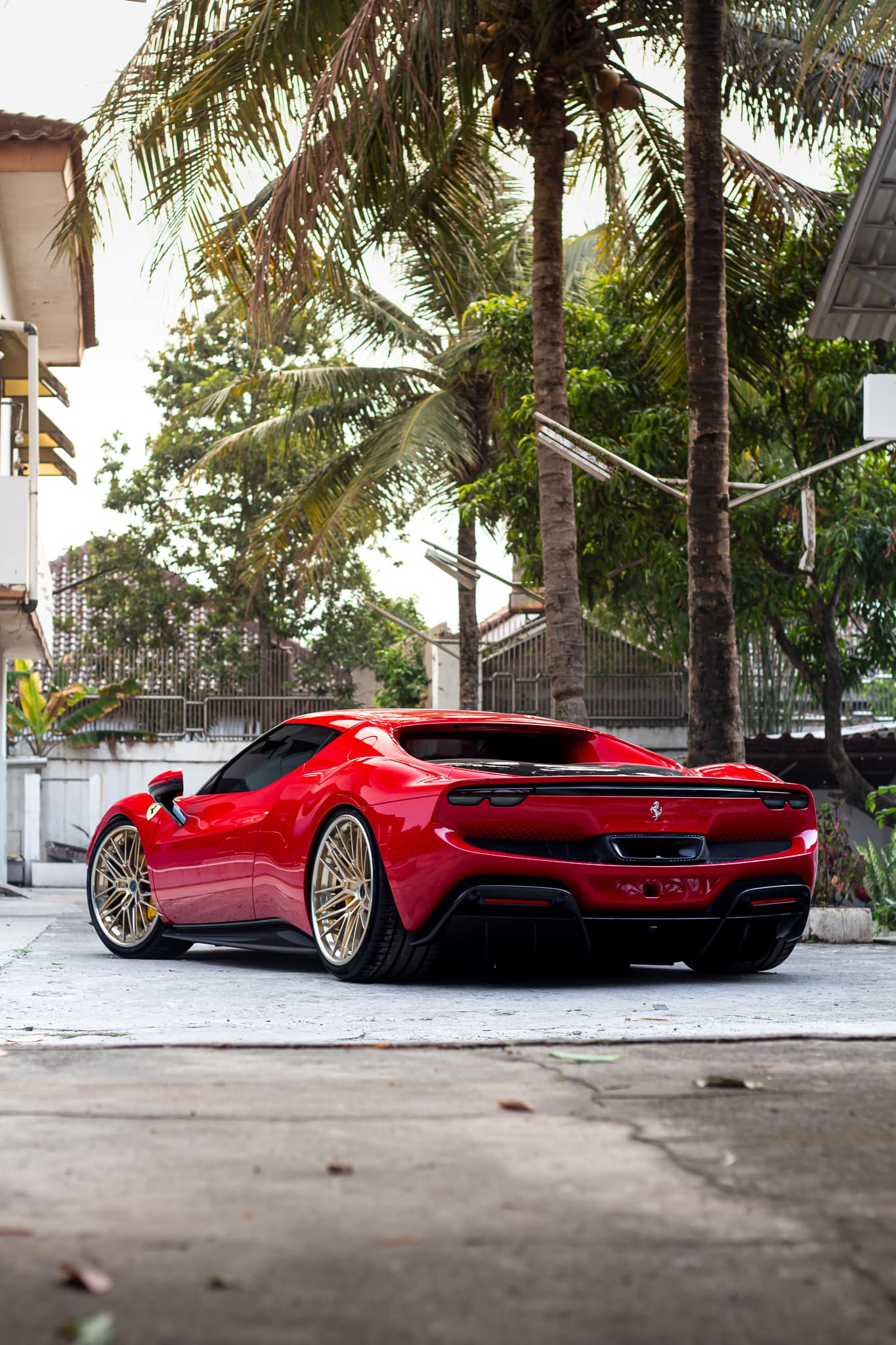 Ferrari 296 Wheels (Red Ferrari 296 - Brixton Forged) - Brixton Forged™