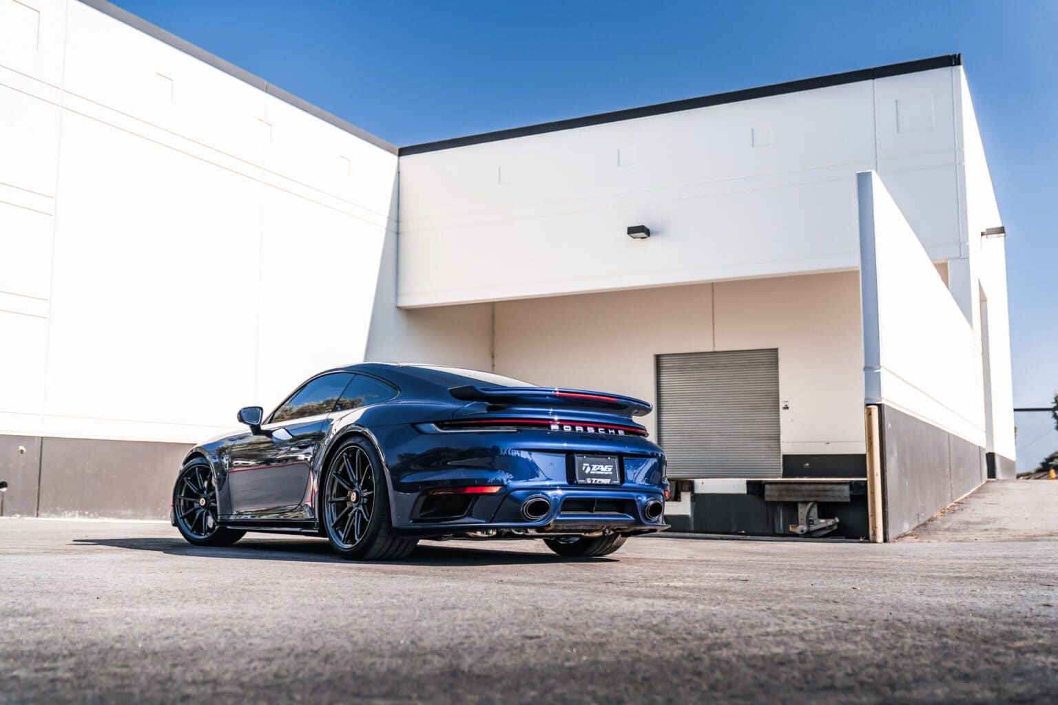 Blue Porsche 992 Turbo S (Vehicle Gallery) - Brixton Forged™