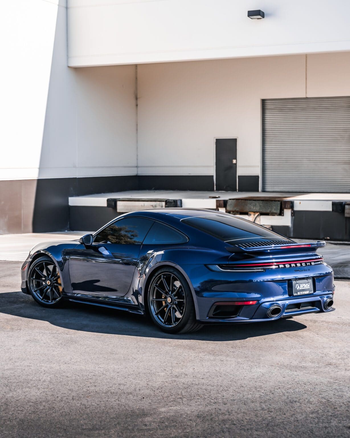 Blue Porsche 992 Turbo S (Vehicle Gallery) - Brixton Forged™