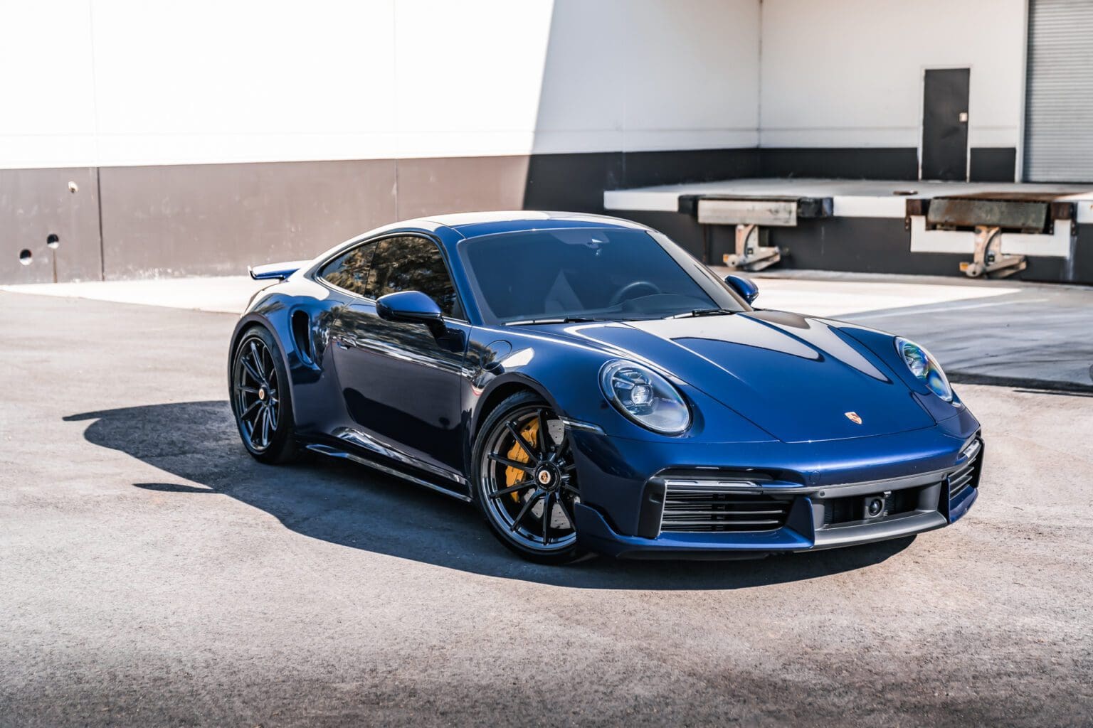 Blue Porsche 992 Turbo S (Vehicle Gallery) - Brixton Forged™
