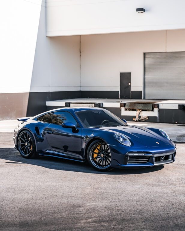 Blue Porsche 992 Turbo S (Vehicle Gallery) - Brixton Forged™