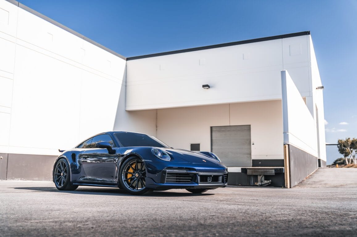 Blue Porsche 992 Turbo S (Vehicle Gallery) - Brixton Forged™