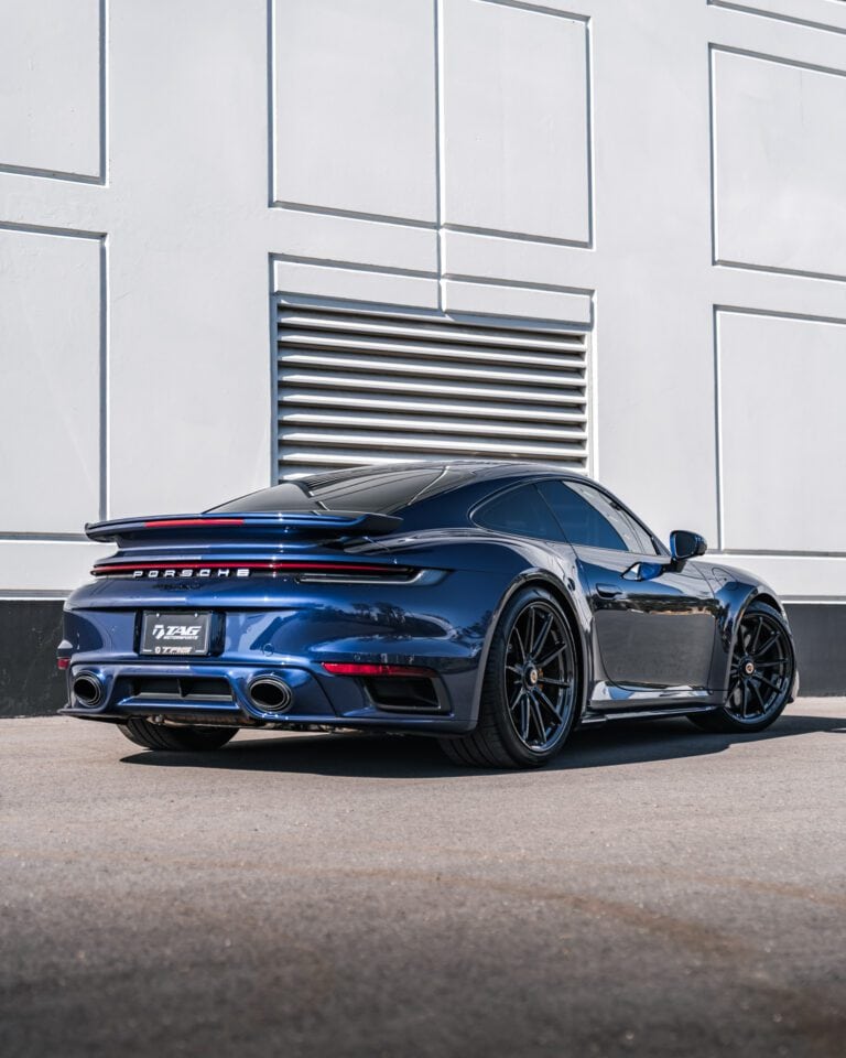 Blue Porsche 992 Turbo S (Vehicle Gallery) - Brixton Forged™