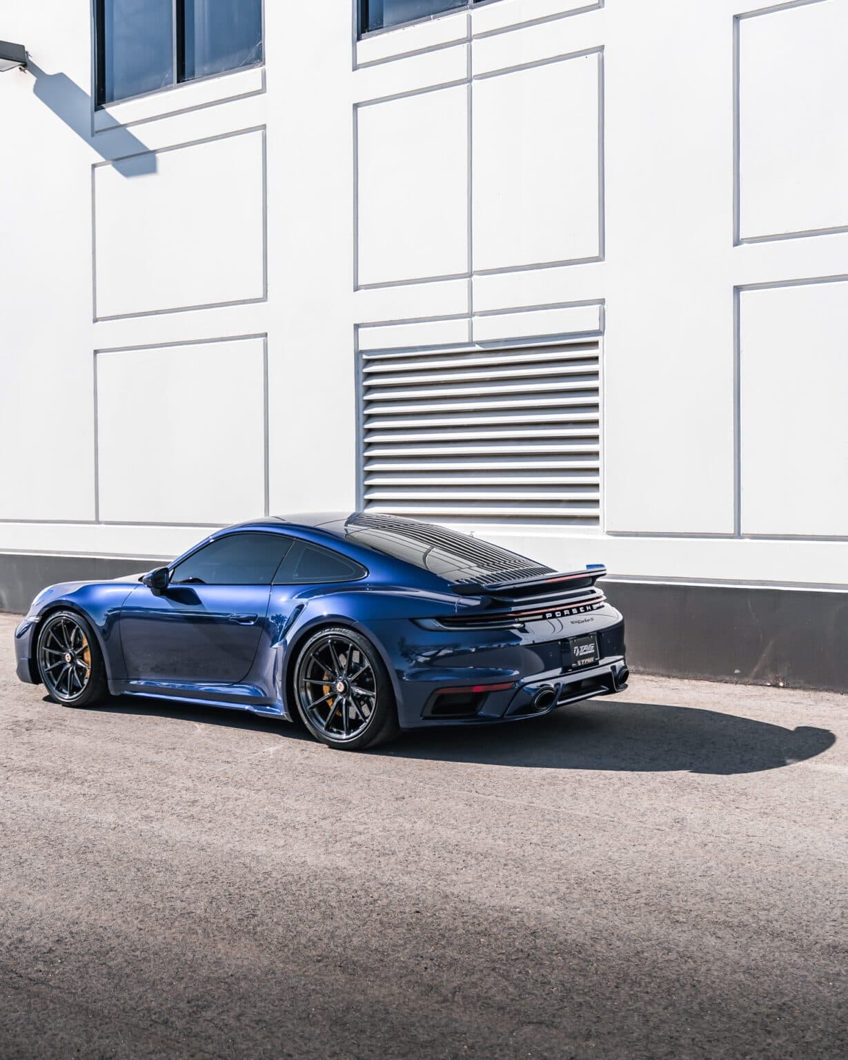 Blue Porsche 992 Turbo S (Vehicle Gallery) - Brixton Forged™