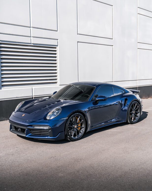 Blue Porsche 992 Turbo S (Vehicle Gallery) - Brixton Forged™