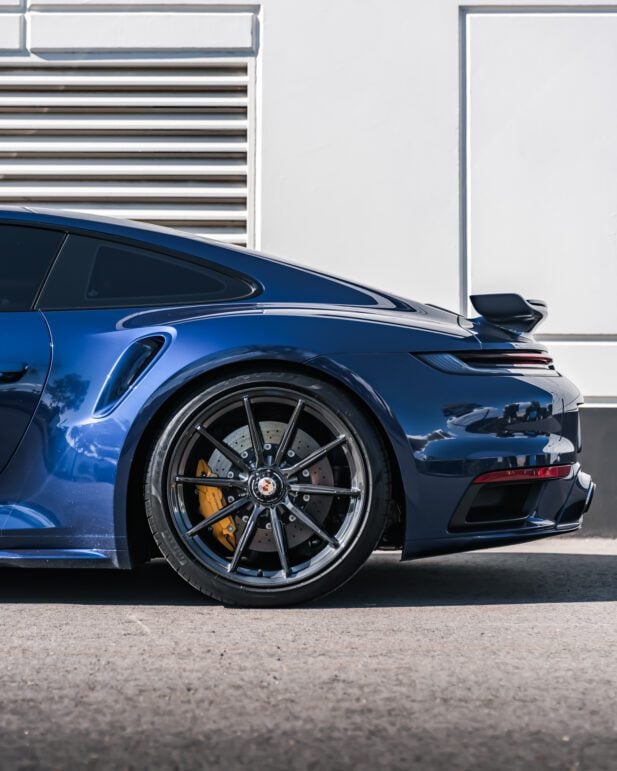 Blue Porsche 992 Turbo S (Vehicle Gallery) - Brixton Forged™