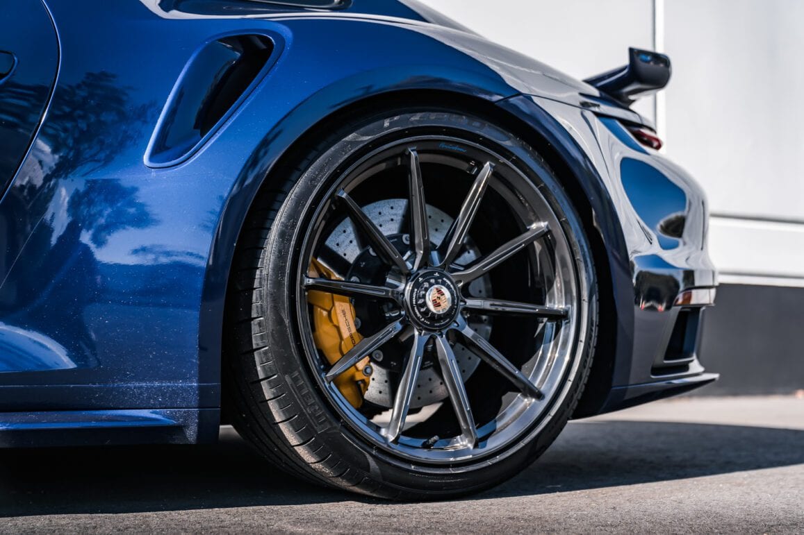 Blue Porsche 992 Turbo S (Vehicle Gallery) - Brixton Forged™