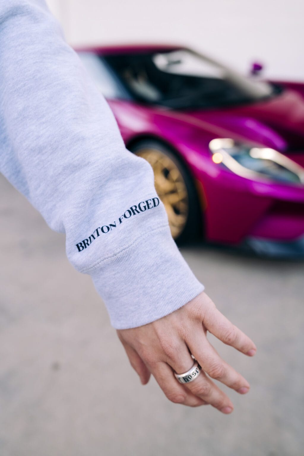 Ford GT Wheels - Pink Ford GT 2023 Brixton Forged PF14RS - Brixton Forged™