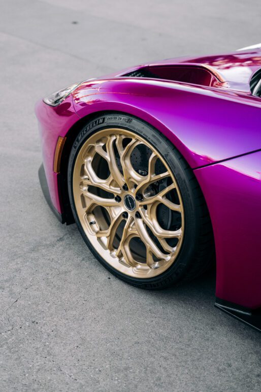Ford GT Wheels - Pink Ford GT 2023 Brixton Forged PF14RS - Brixton Forged™