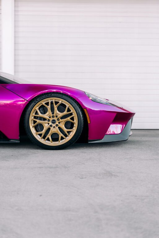 Ford GT Wheels - Pink Ford GT 2023 Brixton Forged PF14RS - Brixton Forged™