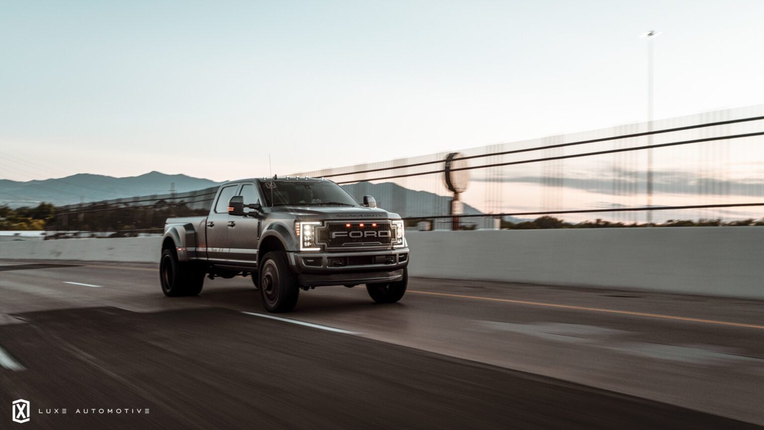 Matte Black F450 Super Duty - Ford F450 wheels Brixton Forged - Brixton ...