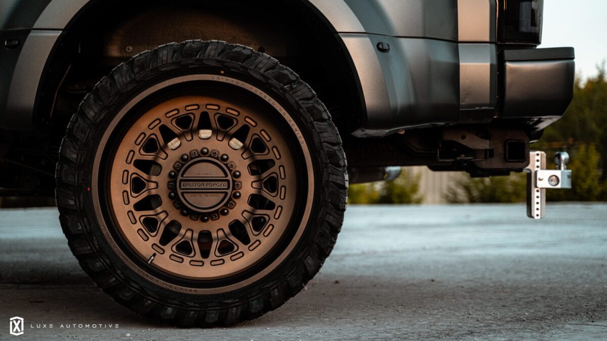 Matte Black F450 Super Duty - Ford F450 wheels Brixton Forged - Brixton ...