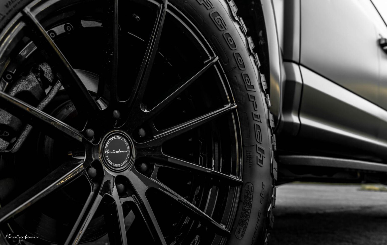 Matte Black Ford Raptor wheels - Brixton Forged M51 Off-road - Brixton ...