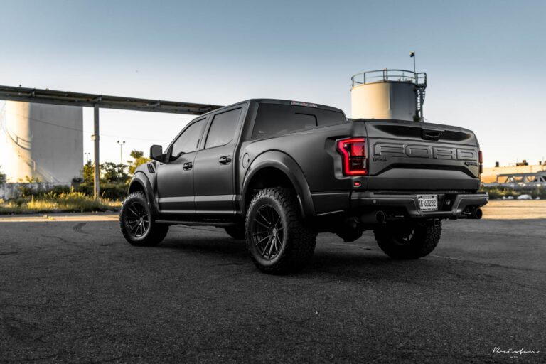 Matte Black Ford Raptor wheels - Brixton Forged M51 Off-road - Brixton ...
