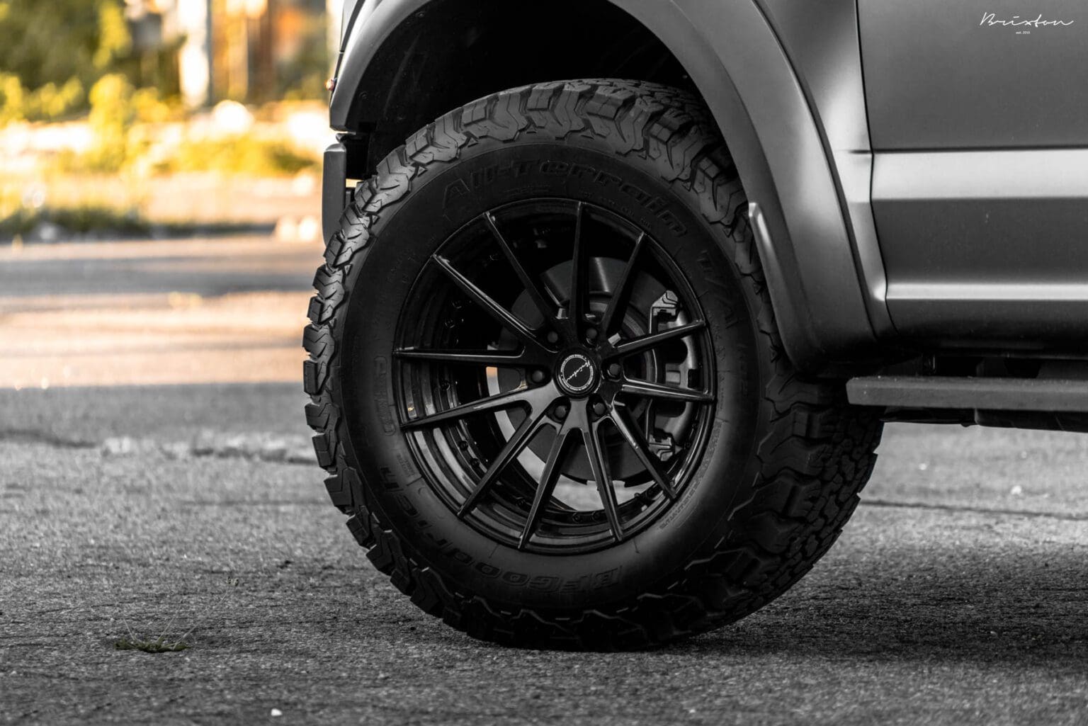 Matte Black Ford Raptor wheels - Brixton Forged M51 Off-road - Brixton ...