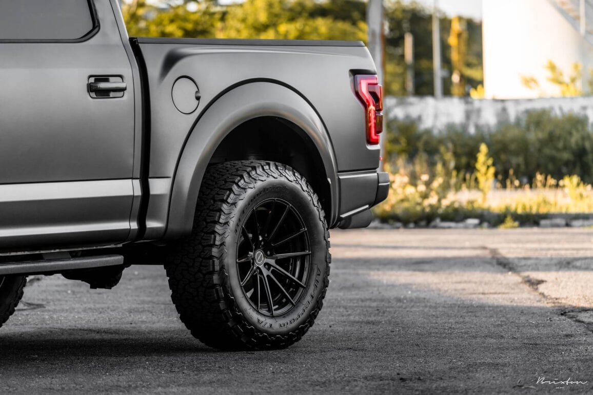 Matte Black Ford Raptor wheels - Brixton Forged M51 Off-road - Brixton ...
