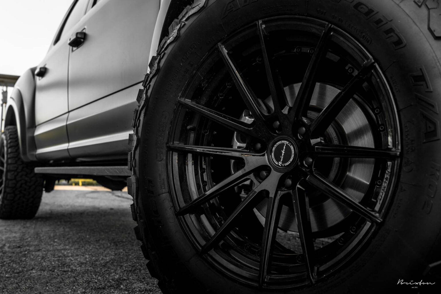 Matte Black Ford Raptor wheels - Brixton Forged M51 Off-road - Brixton ...
