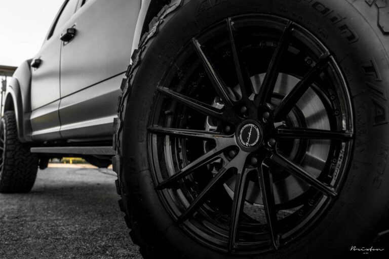 Matte Black Ford Raptor wheels - Brixton Forged M51 Off-road - Brixton ...