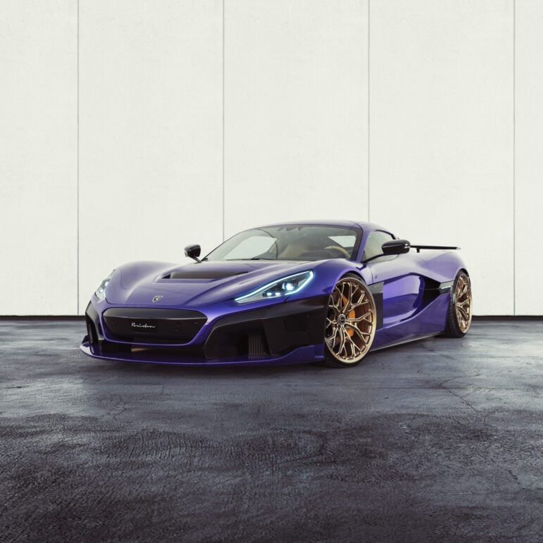 Rimac Nevera Wheels - Purple Rimac Nevers Brixton Forged PF13 - Brixton ...