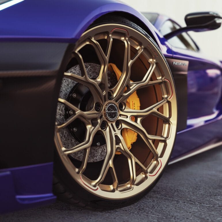 Rimac Nevera Wheels - Purple Rimac Nevers Brixton Forged PF13 - Brixton ...