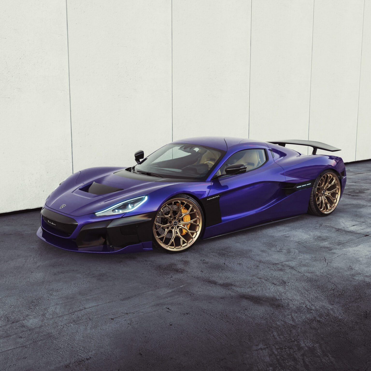 Rimac Nevera Wheels - Purple Rimac Nevers Brixton Forged PF13 - Brixton ...
