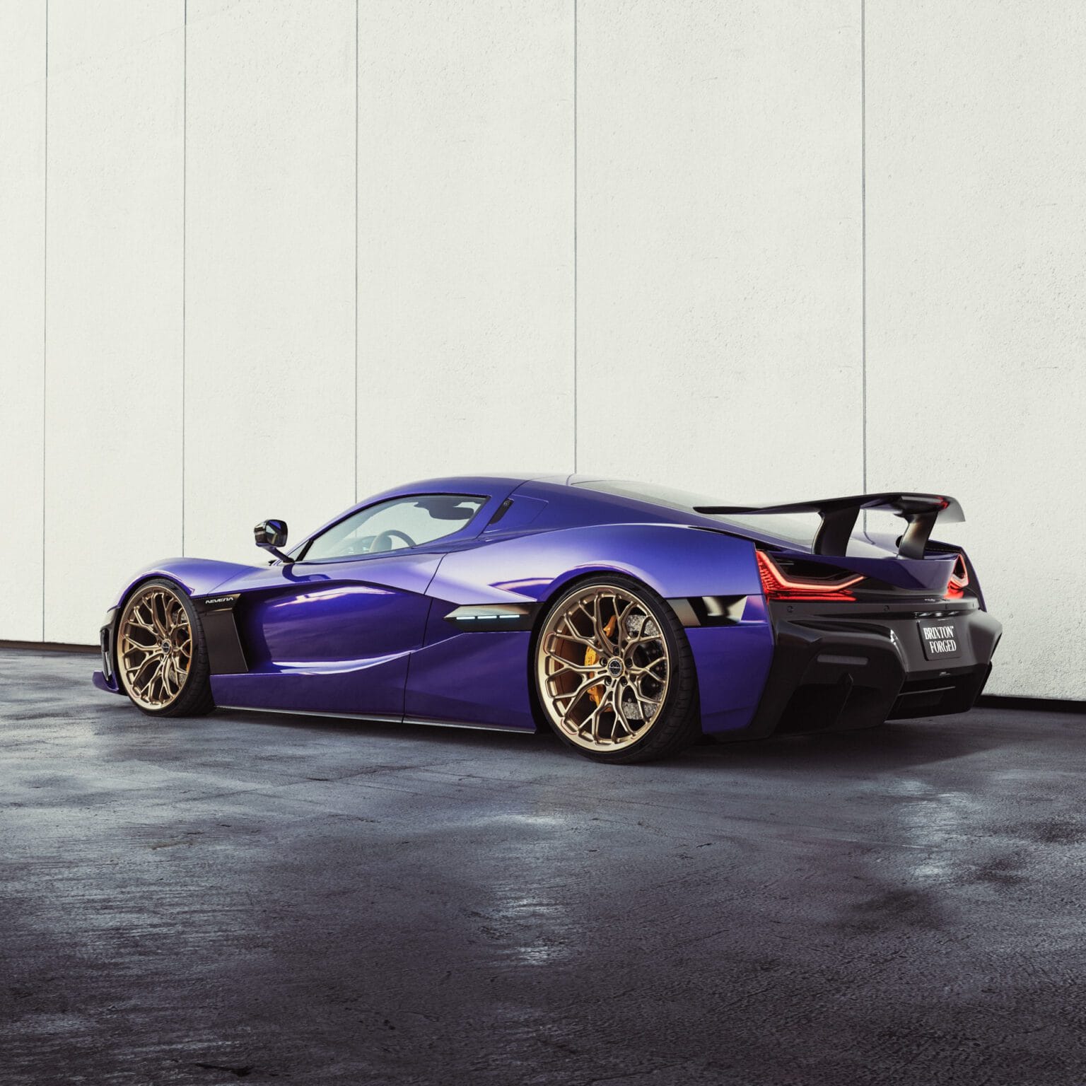 Rimac Nevera Wheels - Purple Rimac Nevers Brixton Forged PF13 - Brixton ...