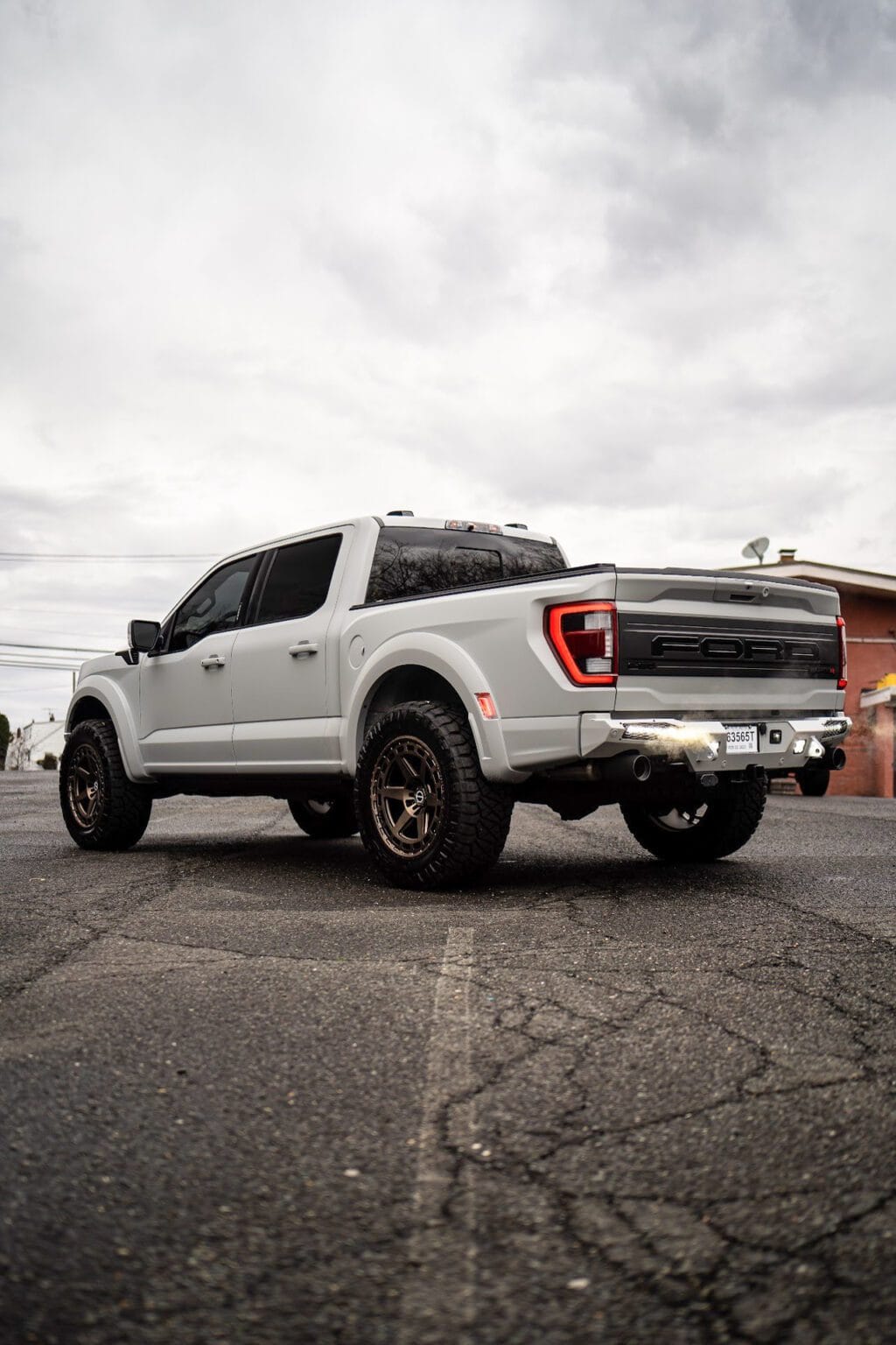 White Ford Raptor - Brixton Forged BX01-M Offroad wheels - Brixton Forged™