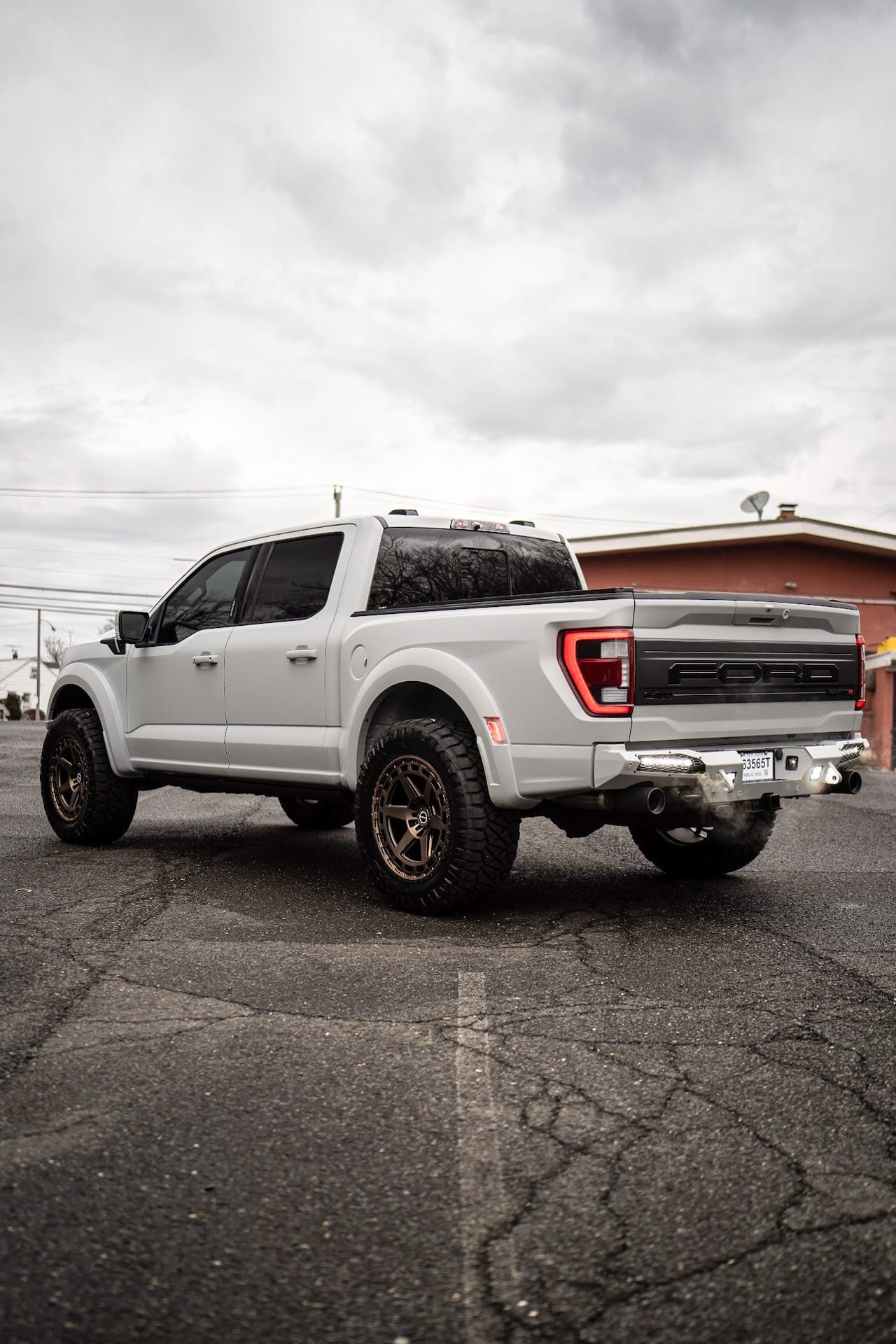 White Ford Raptor - Brixton Forged BX01-M Offroad wheels - Brixton Forged™