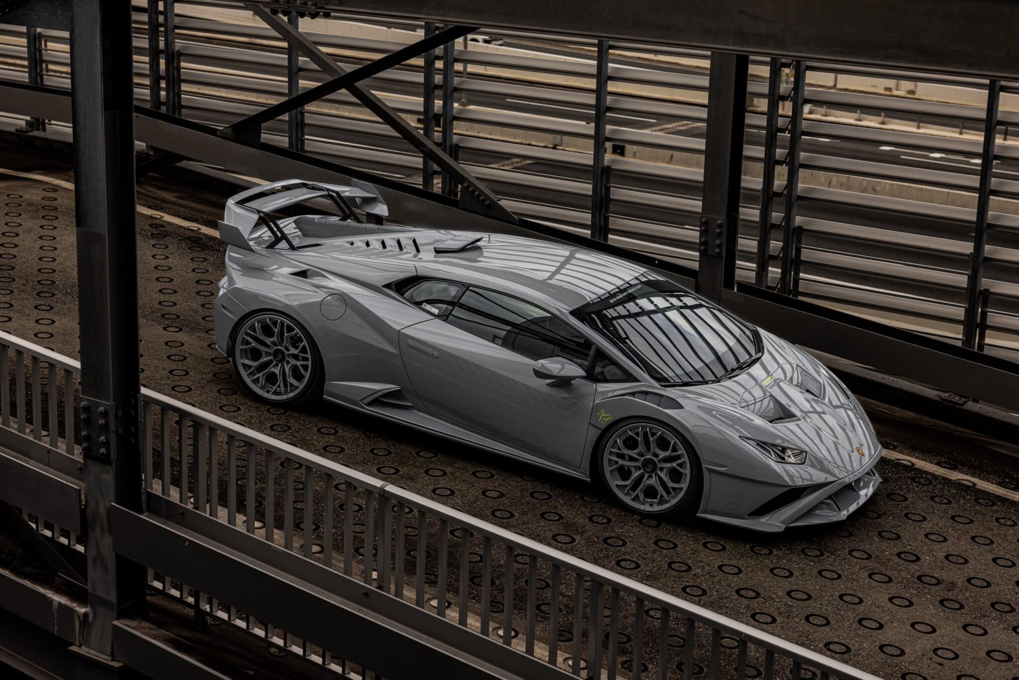 Grey Lamborghini Huracan STO - Brixton Forged™