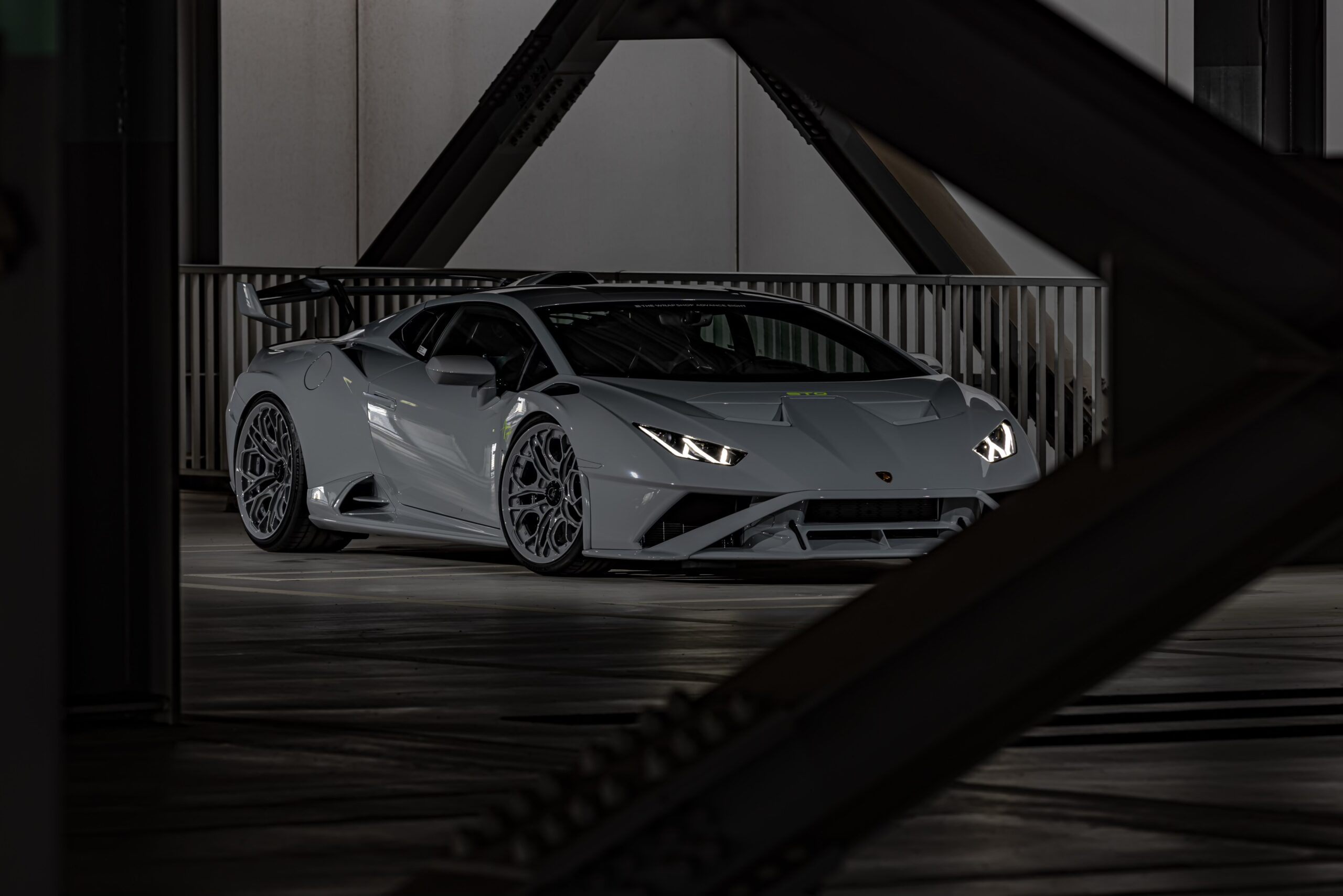 Grey Lamborghini Huracan STO - Brixton Forged™