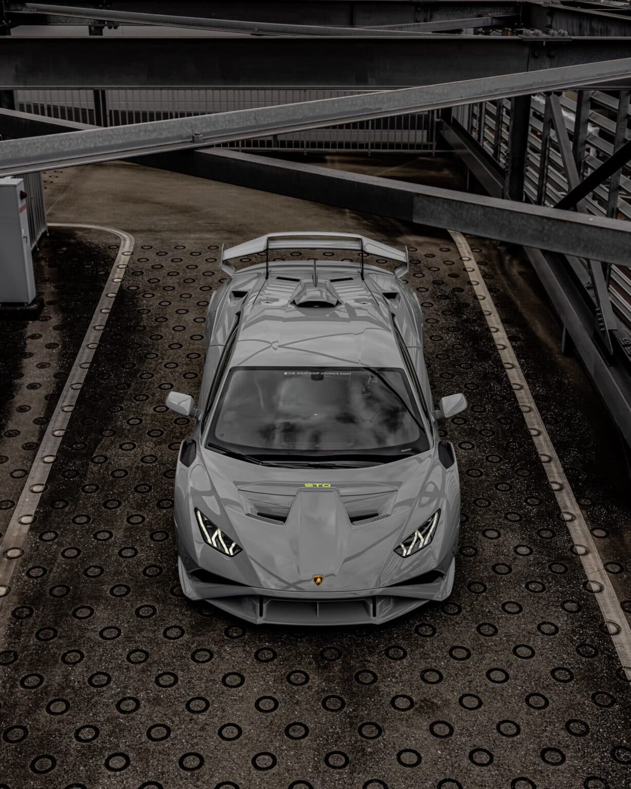 Grey Lamborghini Huracan STO - Brixton Forged™