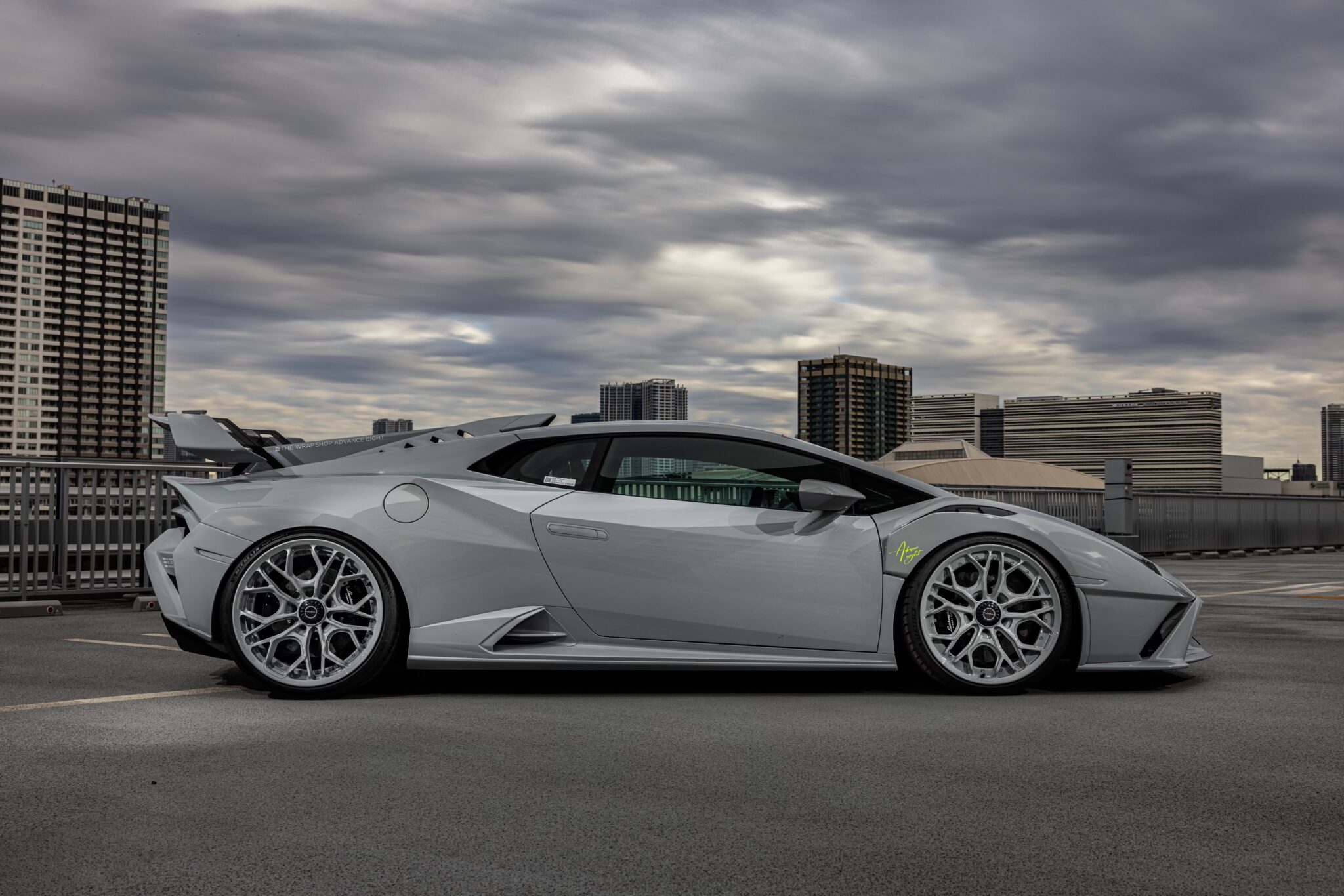 Grey Lamborghini Huracan STO - Brixton Forged™