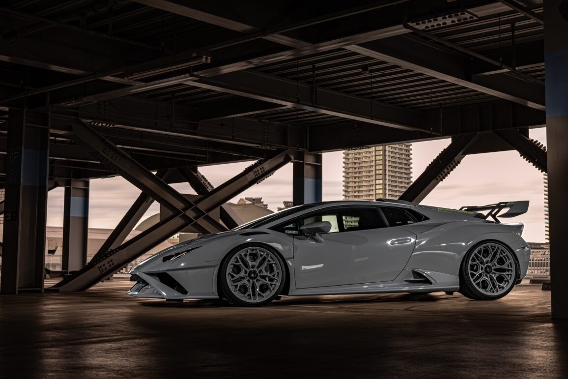 Grey Lamborghini Huracan STO - Brixton Forged™
