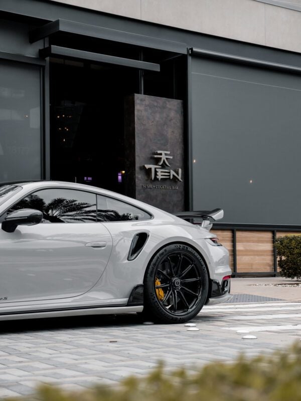 Chalk Grey 992 Turbo Techart - Brixton Forged - Brixton Forged™