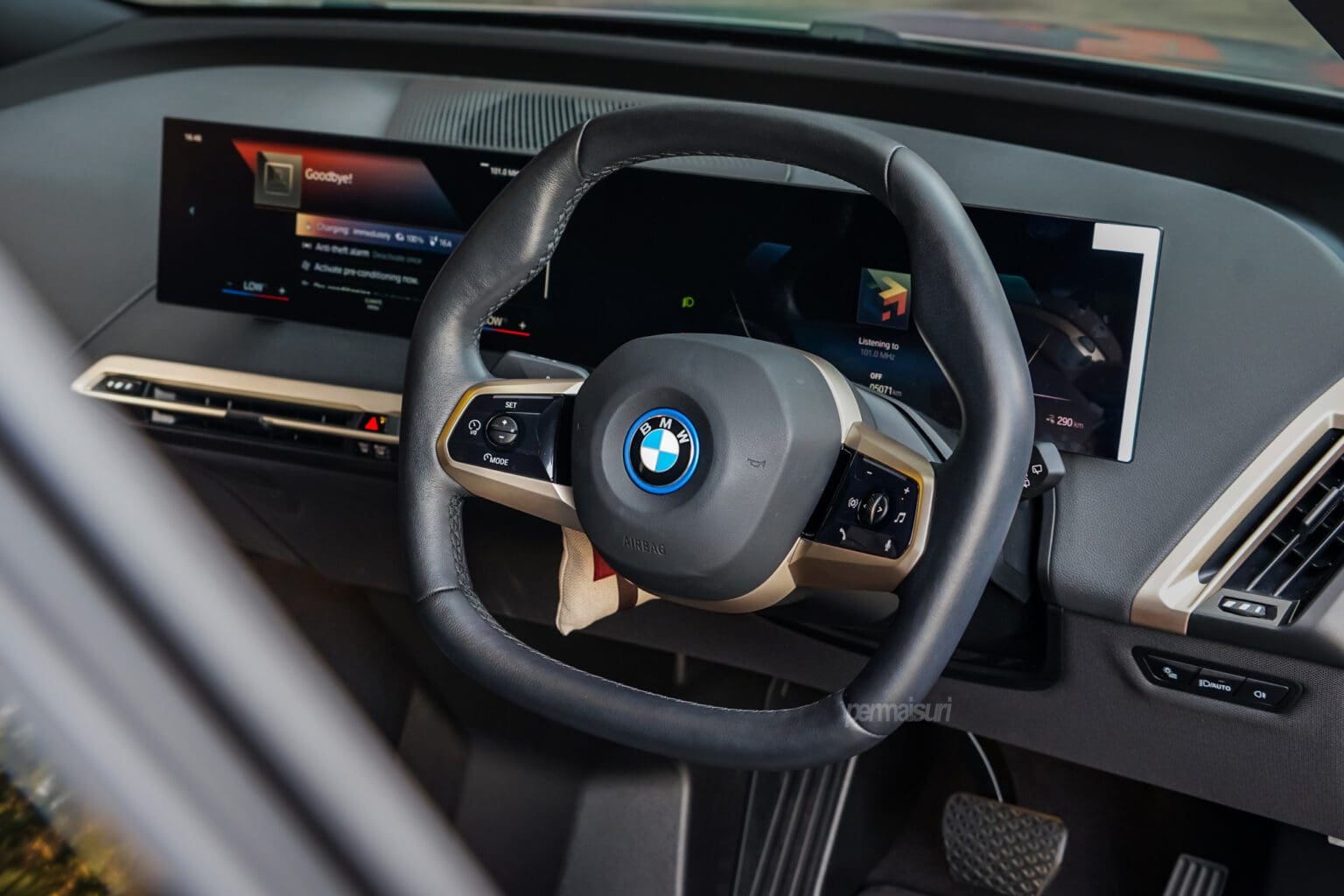 White BMW iX- Brixton Forged LX01 Monoblock - Brixton Forged™