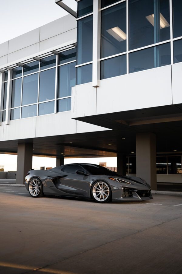 Grey Chevrolet Corvette C8 Z06 on R11 R - Brixton Forged™