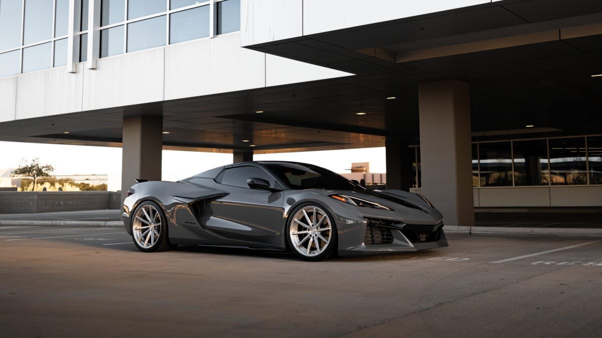 Grey Chevrolet Corvette C8 Z06 on R11 R - Brixton Forged™