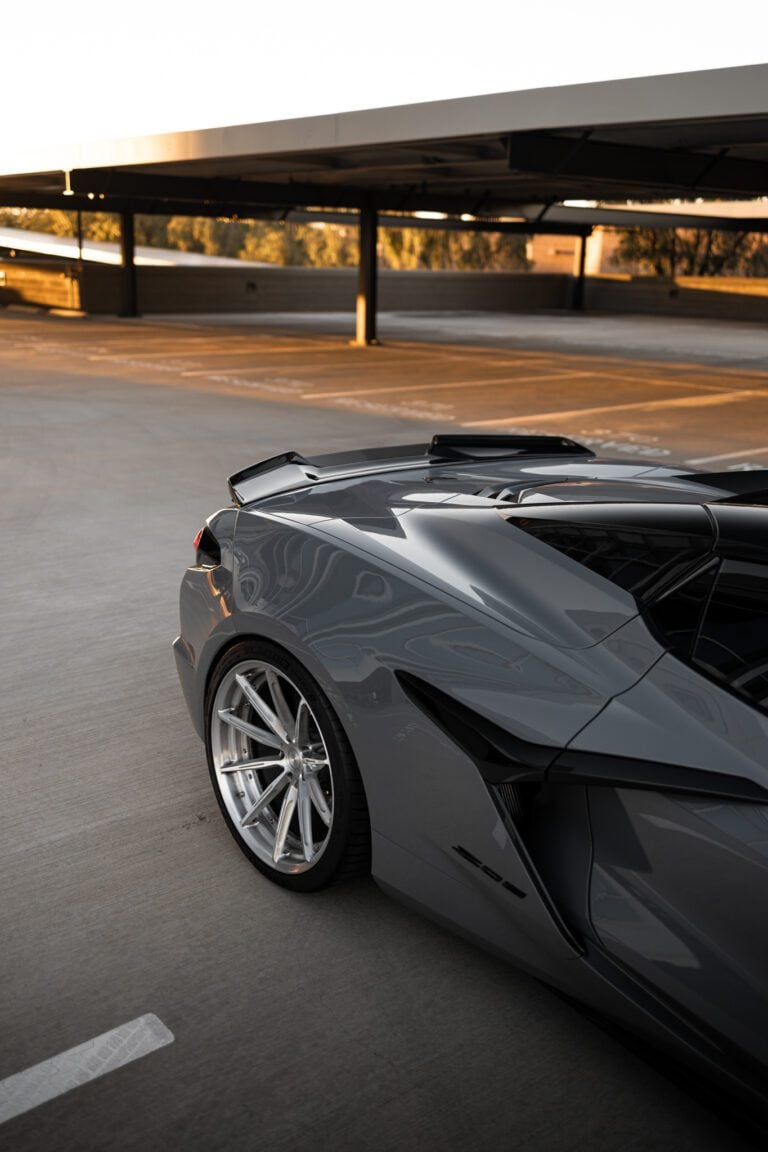 Grey Chevrolet Corvette C8 Z06 on R11 R - Brixton Forged™