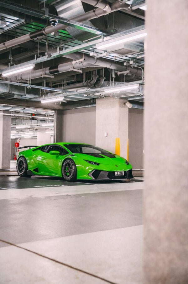 Green Lamborghini Huracan Performante PF7 Aertotech - Brixton Forged™